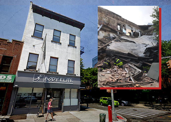 Building at 348 Court Street Collapses - The Real Deal