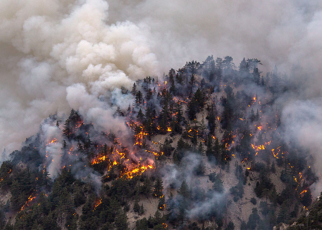 Bobcat Fire Continues To Burn In Angeles National Forest