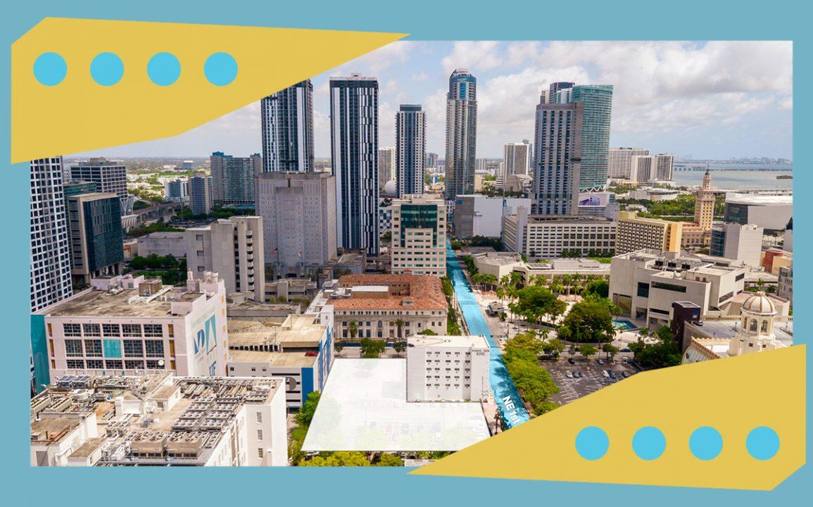 Downtown Miami Site Zoned for 80-Story Tower For Sale
