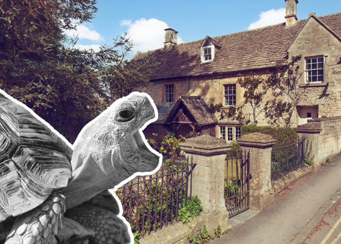 Quaint English Country Home Comes With Tortoise-in-Residence
