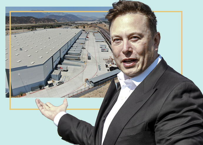 Tesla Leases Warehouse For Parts Hub in San Bernardino