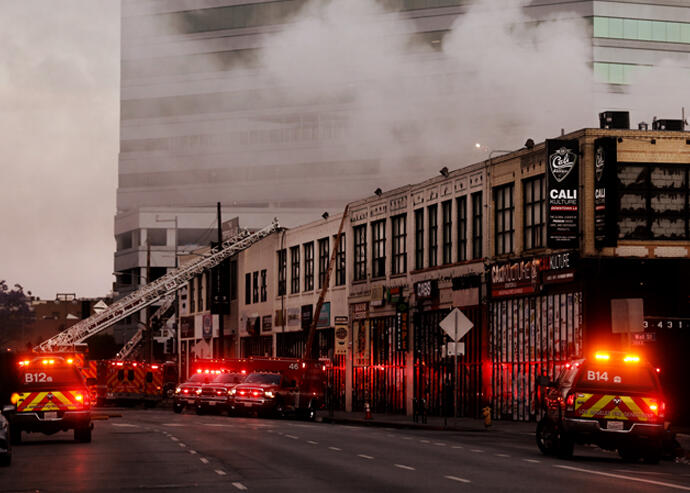LA Fire Department Captain Sues Building, Vape Shop Owners Over Explosion