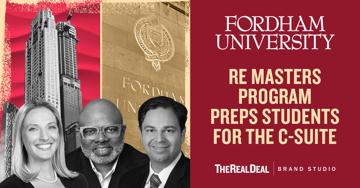 Fordham’s RE Masters Send Students From the Classroom to the Boardroom ...