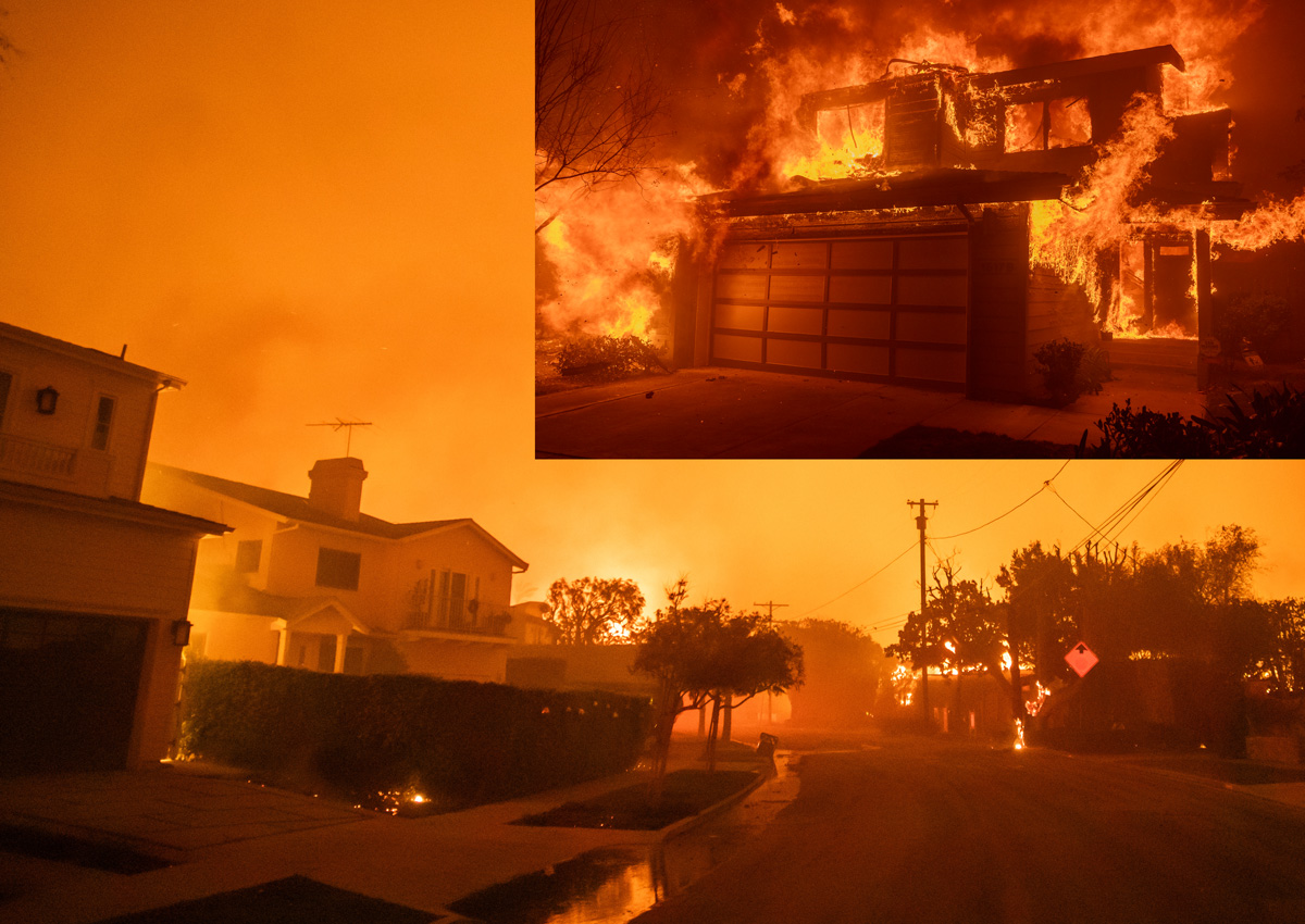 Fires destroy Southern California homes, businesses