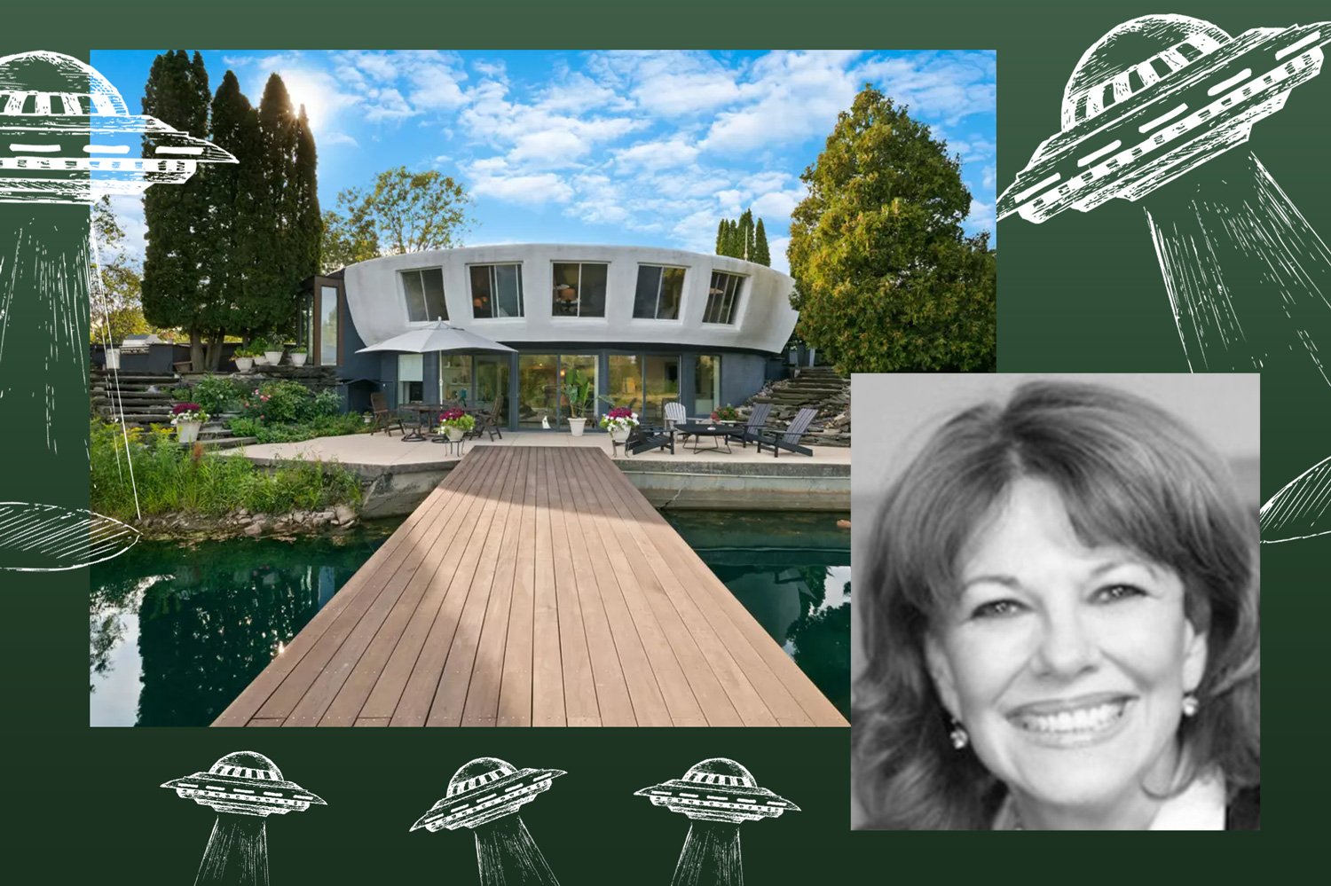 “Spaceship House” Lands on Market in Chicago Suburb Mettawa