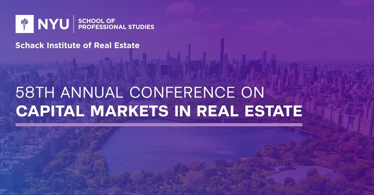 58th Annual Conference on Capital Markets in Real Estate (CMC 2025 ...